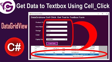 DataGridView CellClick Event How To Get Selected Row Values From