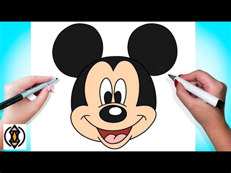 How To Draw Mickey Mouse Head