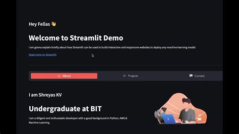 How To Create A Portfolio Website Using Streamlit YouTube