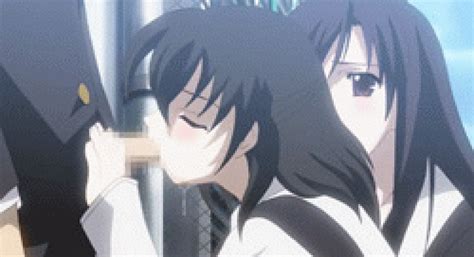 Rule 34 Animated Blush Censored Closed Eyes Clothed Clothed Sex Clothing Fellatio Female