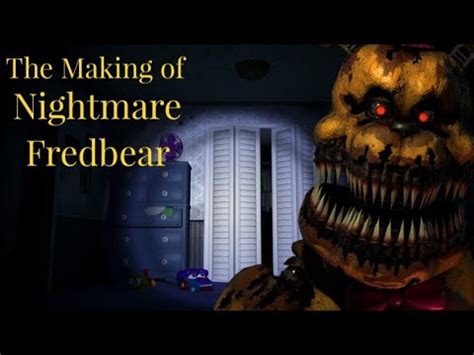 The Making Of Nightmare Fredbear Custom Plush YouTube