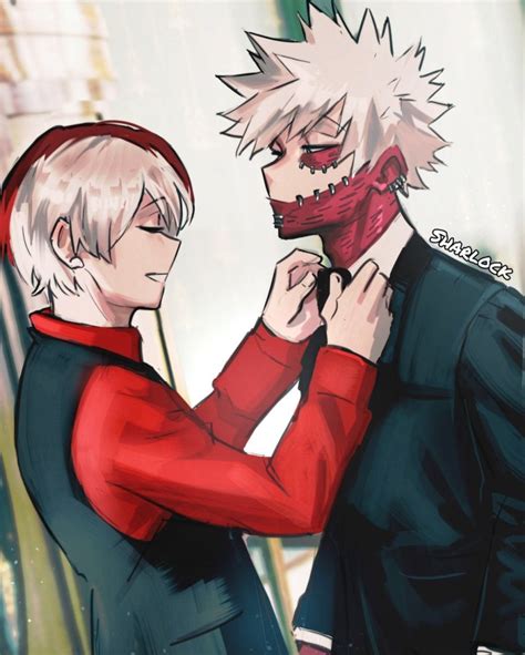 Sharl0ck Dabi Boku No Hero Academia Todoroki Shouto Todoroki Touya Boku No Hero Academia