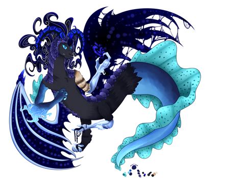 2641700 Safe Artistlunar Imagination Oc Oc Only Draconequus Hybrid Original Species