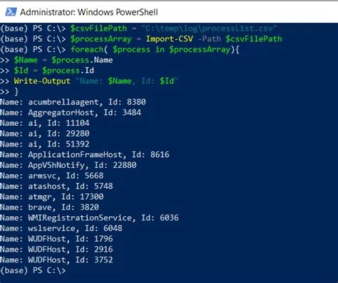 how to import csv with foreach loop in powershell active directory tools