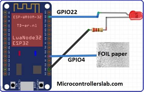 ESP32 Capacitive Touch Sensor How To Use Them As A Button