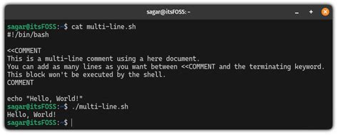 Add Comments In Bash Scripts Single Multi And Inline