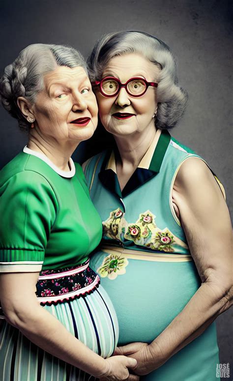 Two Lesbian Old Ladies Pregnant By Josedomingues On Deviantart