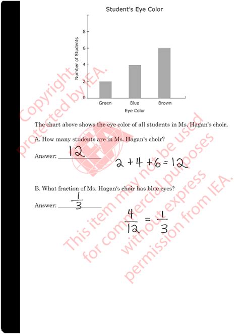 psi grade 4 math interpret data in bar graph