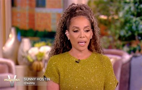 Sunny Hostin Shocks The View Panel With Raunchy NSFW Confession
