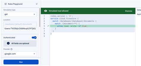 In Flutter Firebase I Get The Error Cloud Firestore Permission