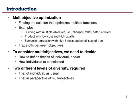 ppt multiobjective optimization powerpoint presentation free download id 1428805