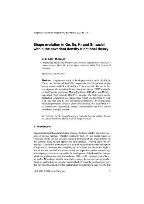 pdf shape evolution in ge se kr and sr nuclei within the covariant density functional theory