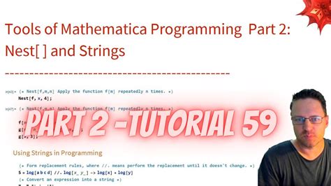 mathematica tutorial 59 the tools of programming part 2 youtube
