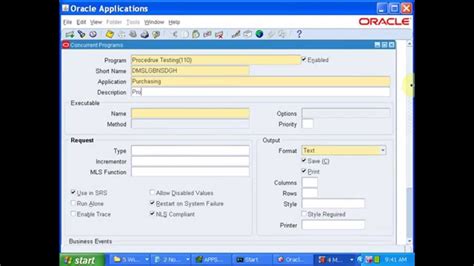 how to register pl sql procedure in oracle applications youtube