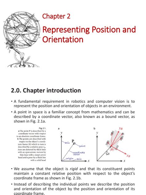 2 representing position and orientation pdf euclidean vector cartesian coordinate system
