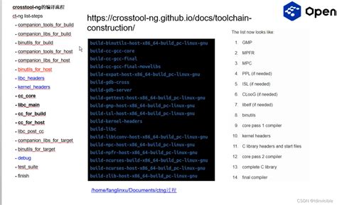 【openeuler】yocto and embedded sig 技术分享：crosstool ng 分享（2022 07 07 linux ldinvicible 华为云开发者联盟