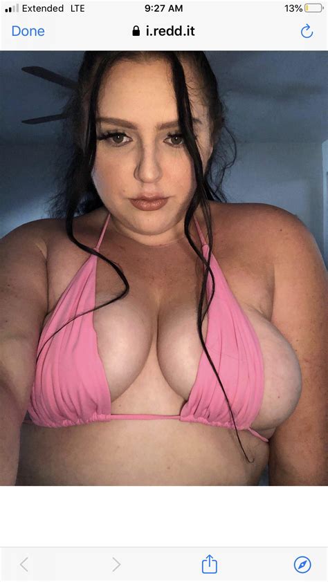 Are My Tits Too Big For My Bikini I Kinda Like It When They Pop Out