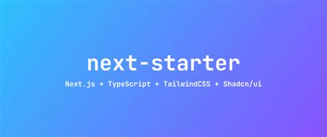 next js starter template dev community
