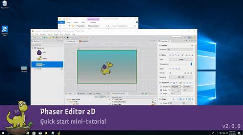 start with phaser editor v2 mini tutorial phaser editor 2d blog html5 games ide