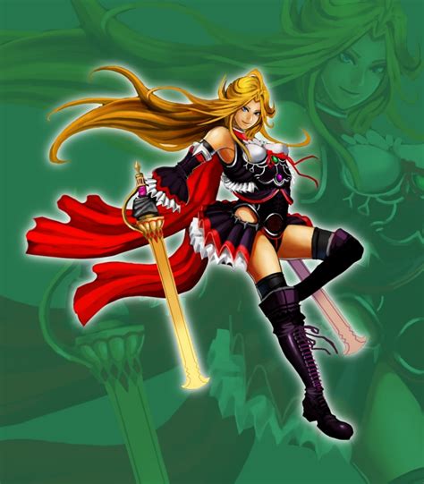Safebooru Bare Shoulders Blonde Hair Blue Eyes Boots Breasts Cape Dual Wielding Hips Legs Long