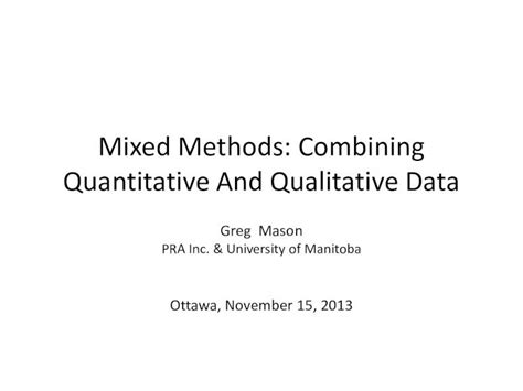 pdf mixed methods combining quantitative and qualitative data · a principles of mixed