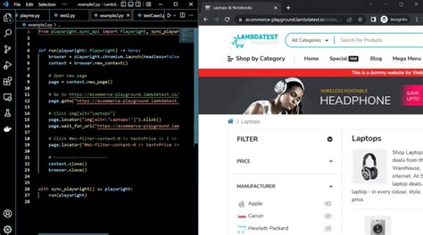 playwright python tutorial getting started with python end to end testing lambdatest