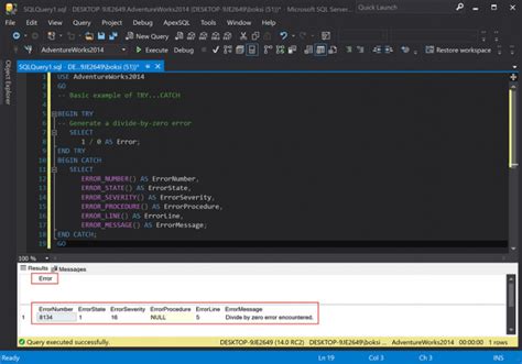 how to resolve error handling in sql server using try… catch command alfintech computer