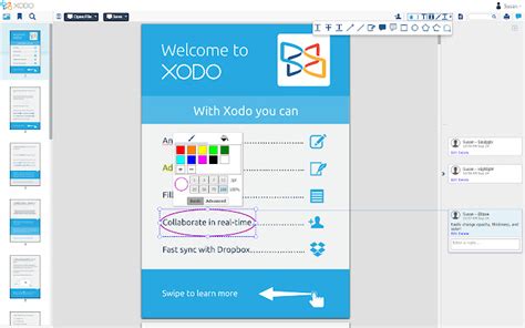 xodo pdf viewer and editor chrome web store