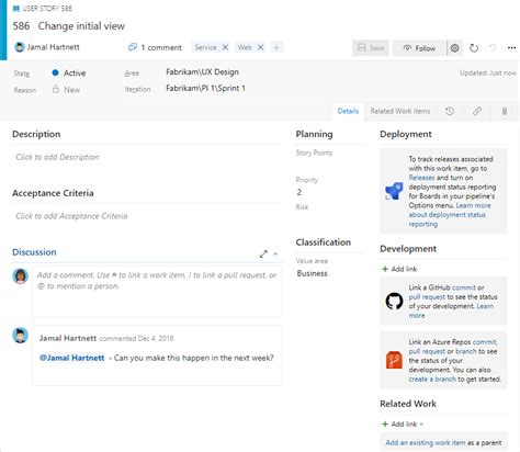 how to link test results to user story in azure devop