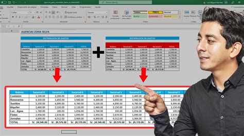 Cómo consolidar Datos en Excel uniendo diferentes hojas y archivos en