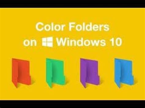 How To Change Folder Color On Windows 10 And 11 YouTube