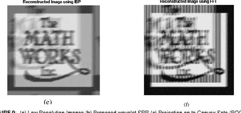 figure 6 from a novel and robust wavelet based super resolution reconstruction of low resolution