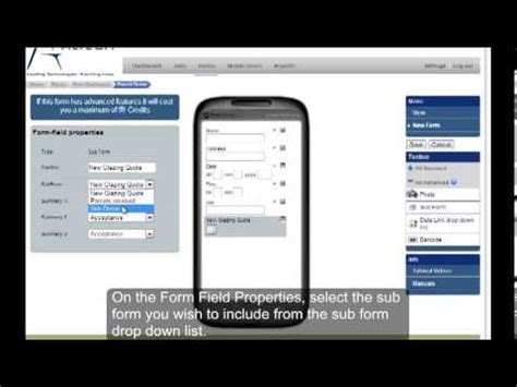 Create A Subform YouTube