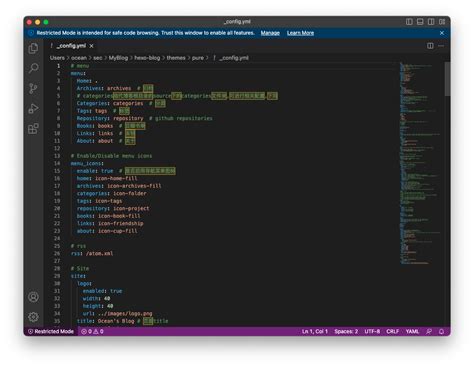 hexo博客搭建部署github ocean s blog