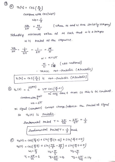[solved] determine whether or not each of the following signals are course hero