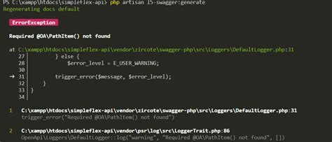 Required OA Info Not Found Issue 498 DarkaOnLine L5 Swagger
