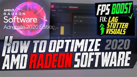How To Optimize AMD Radeon Settings For GAMING Performance The