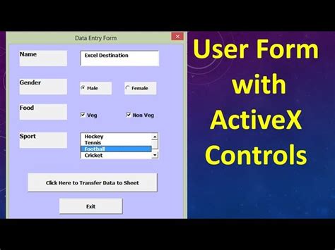 فیلم آموزشی Excel VBA Tutorial 15 UserForm با Textbox Checkbox