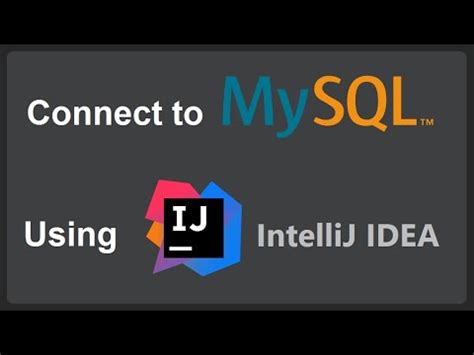 Connect To MySQL Using IntelliJ IDEA 2021 Community Edition And