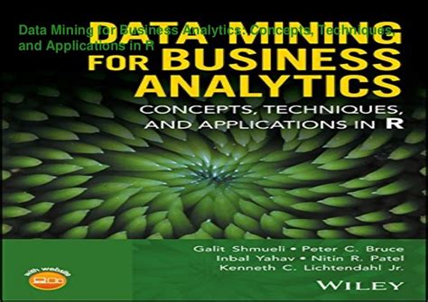 pdf read data mining for business analytics concepts techniques…
