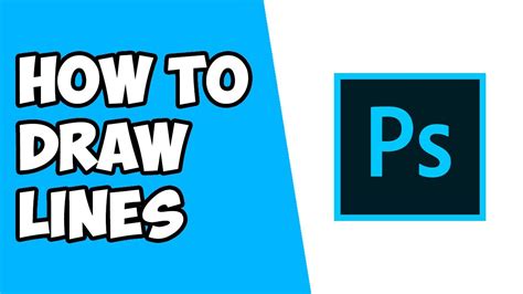 How To Draw Lines In Photoshop YouTube