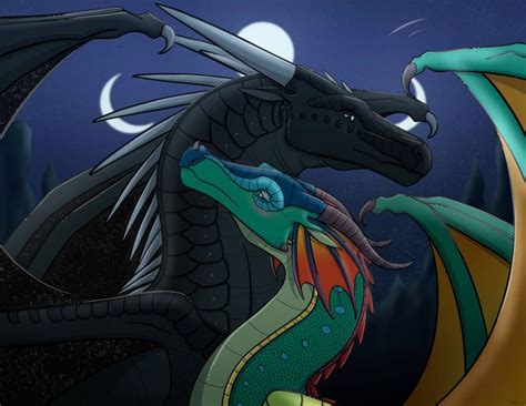 Glory X Deathbringer By Moonseekers On Deviantart Wings Of Fire Dragons Wings Of Fire Fire Art