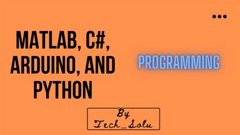 do python csharp matlab arduino and embedded firmware programming by tech solu fiverr