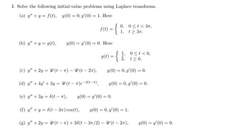 solved i solve the following initial value problems using
