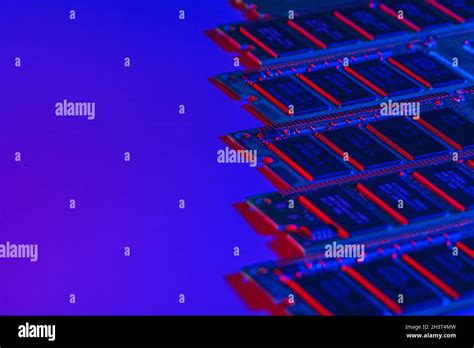 Computer Random Access Memory RAM Close Up Stock Photo Alamy