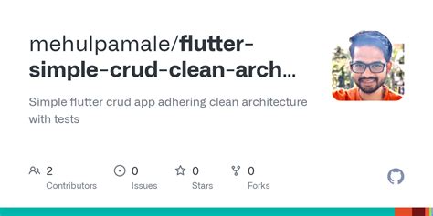 GitHub Mehulpamale Flutter Simple Crud Clean Arch With Tests Simple