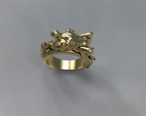 Nude Couple Missionary Position Sexual Ring Jewelryrider Erotic Jewelry