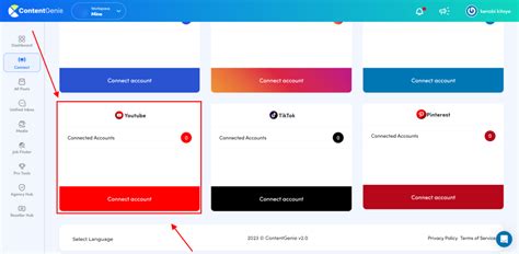 How To Connect Your Youtube Profile ContentGenie Support