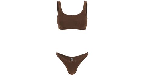 Reina Olga Ginny Boobs Bikini In Brown Lyst