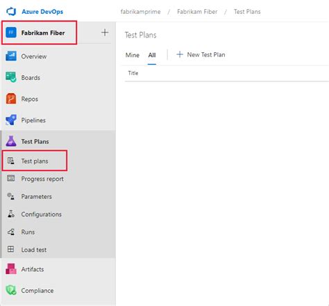 criar planos e suítes de teste azure test plans microsoft learn